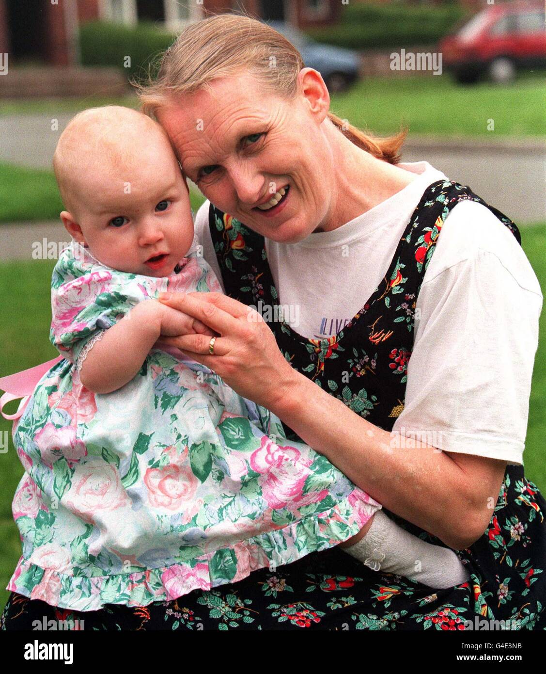 DIANA-Susan Eyres and baby 2 Stock Photo - Alamy