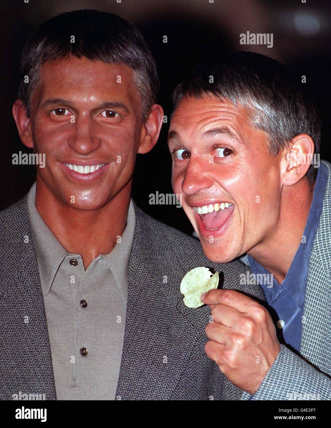 Waxwork Model of Gary Lineker - Madame Tussaud,London Stock Photo - Alamy