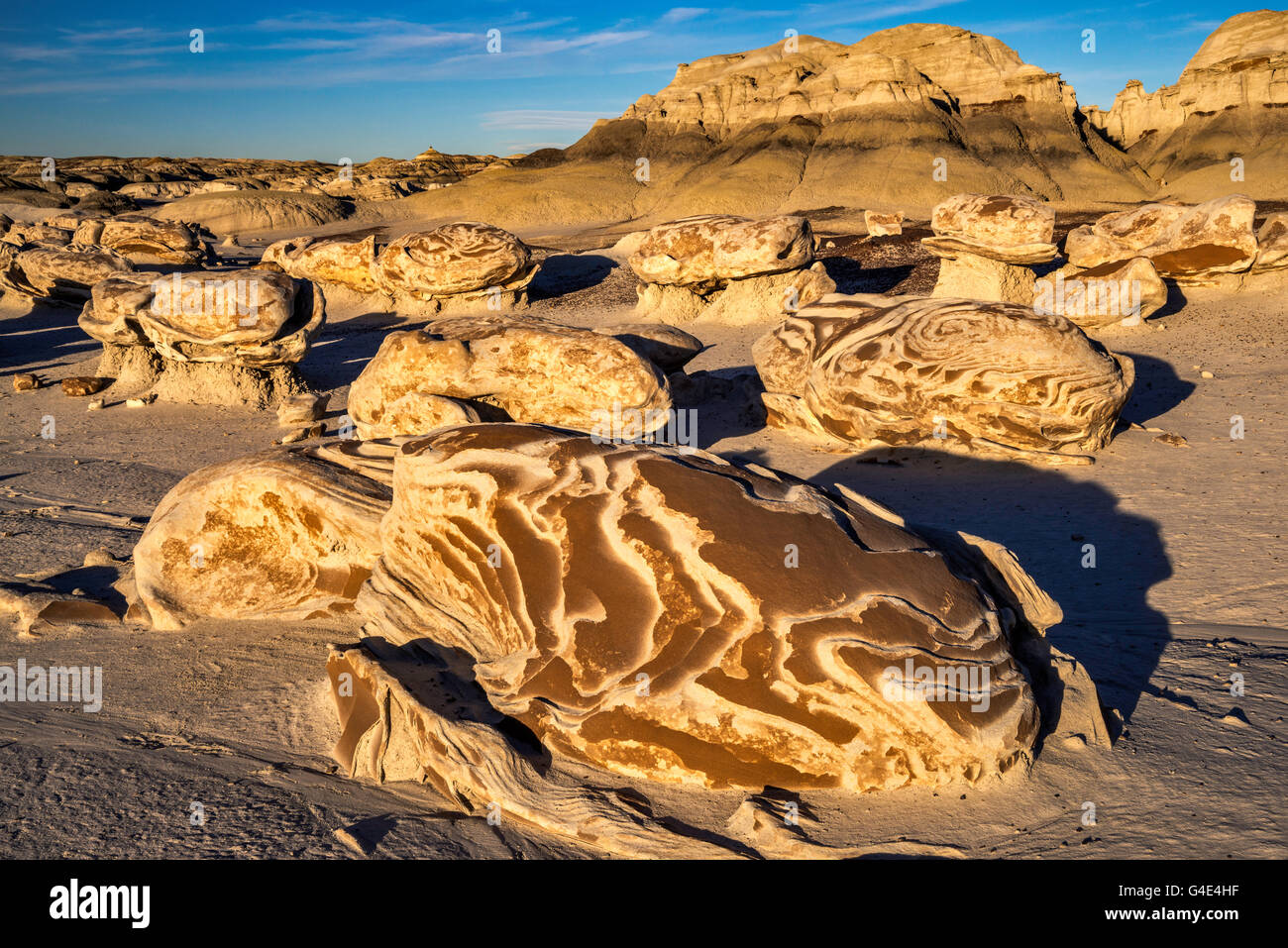 Cracked Eggs aka Egg Garden aka Egg Factory area formations, Bisti De ...
