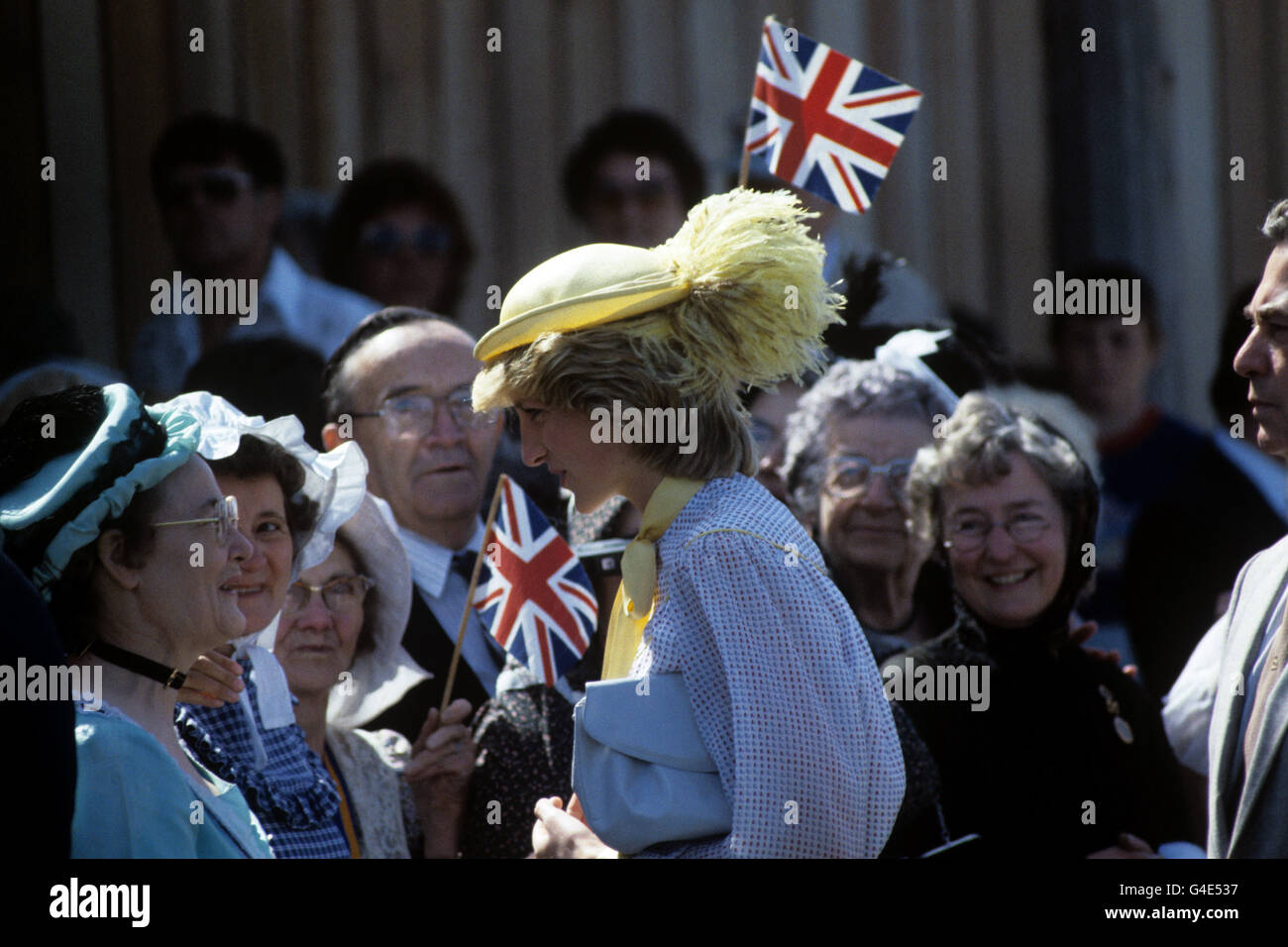 Princess diana canada yellow hi-res stock photography and images - Alamy