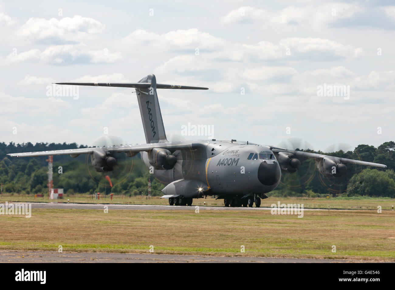 Airbus Defence and Space A400M military cargo aircraft at the ...