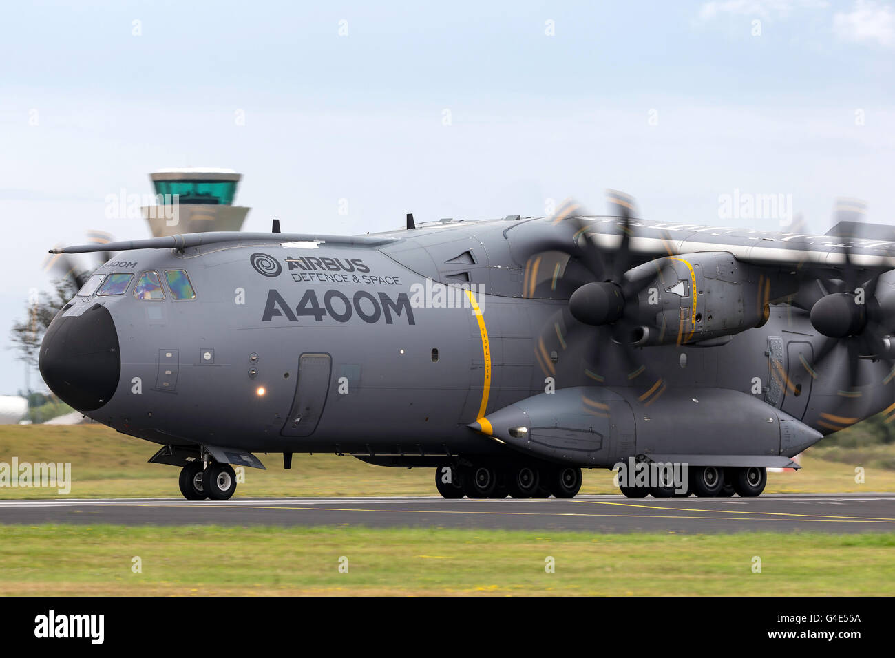 Airbus Defence and Space A400M military cargo aircraft at the ...