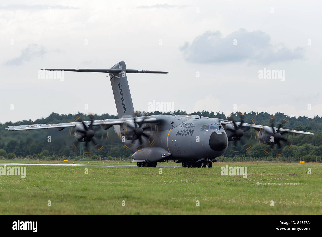 Airbus Defence and Space A400M military cargo aircraft at the ...