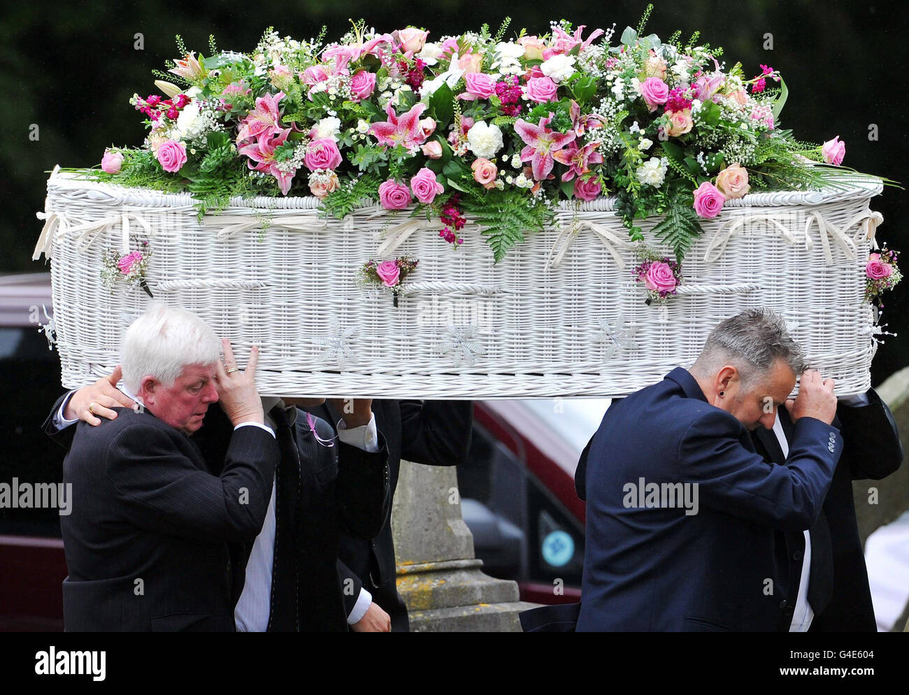 Becky Godden-Edwards funeral Stock Photo - Alamy