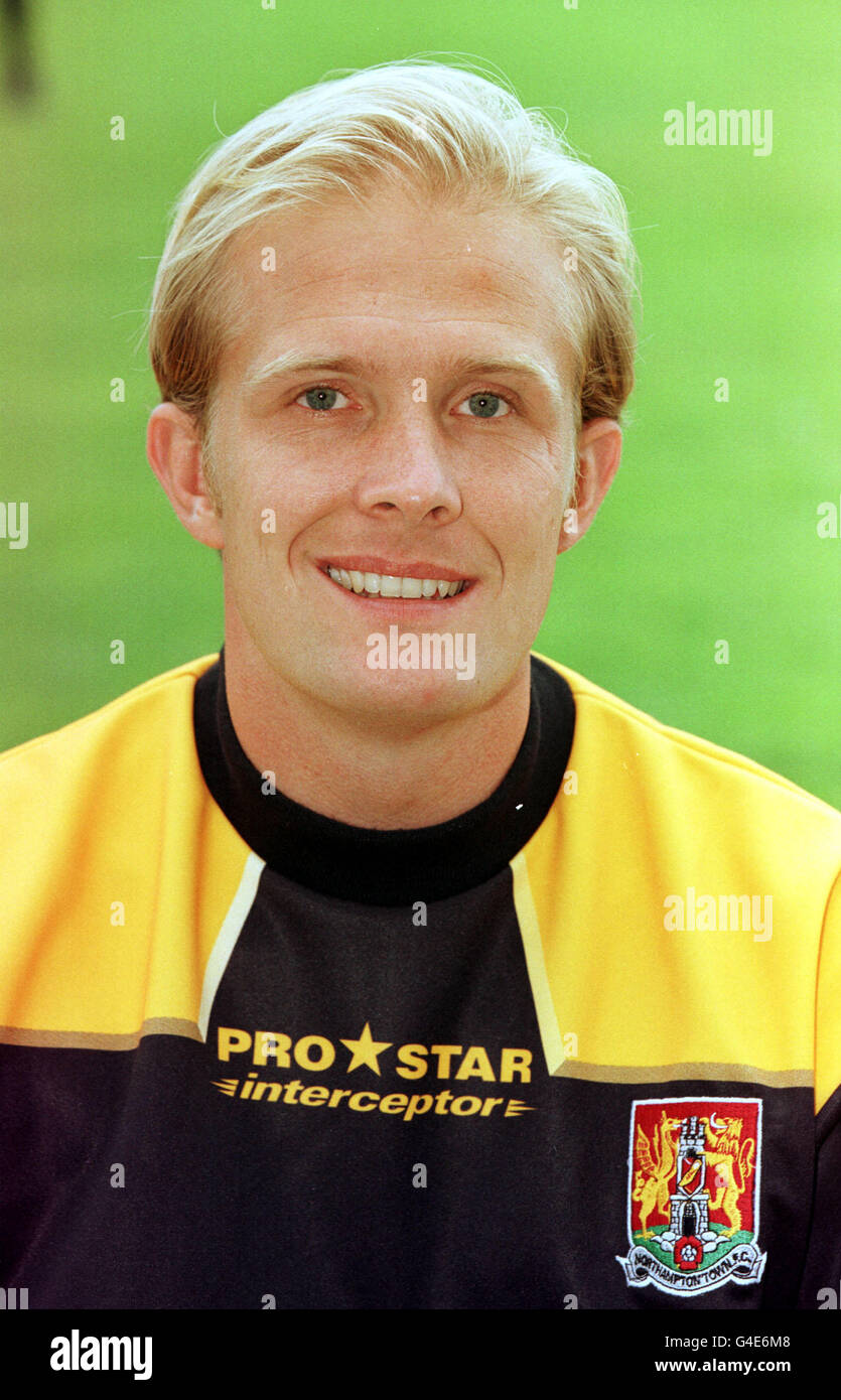 Football. NORTHAMPTON TOWN FOOTBALL CLUB Andy Woodman Stock Photo - Alamy