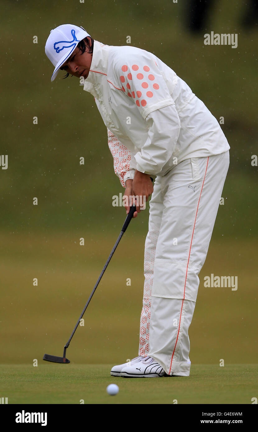 Usas rickie fowler in action hi-res stock photography and images - Alamy