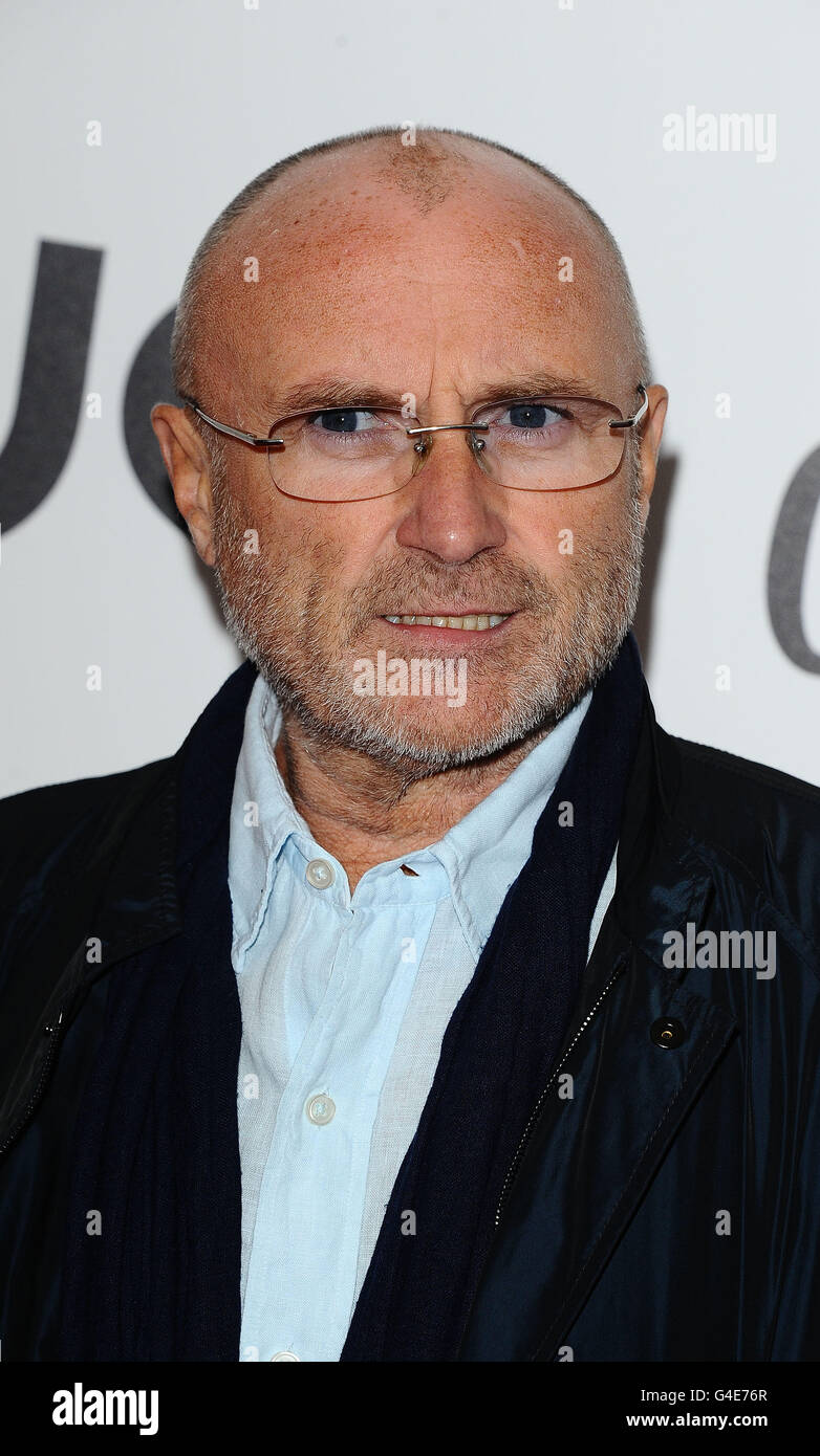 Phil Collins arrives at the Mojo Awards Stock Photo - Alamy
