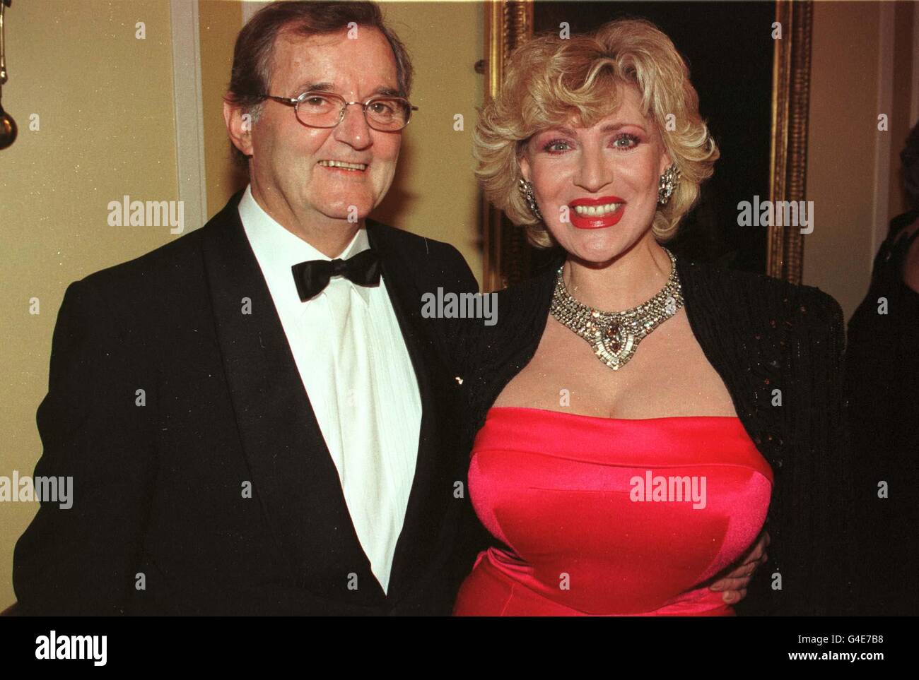 Comedienne Faith Brown and her husband Ken attending the Rainbow Ball ...