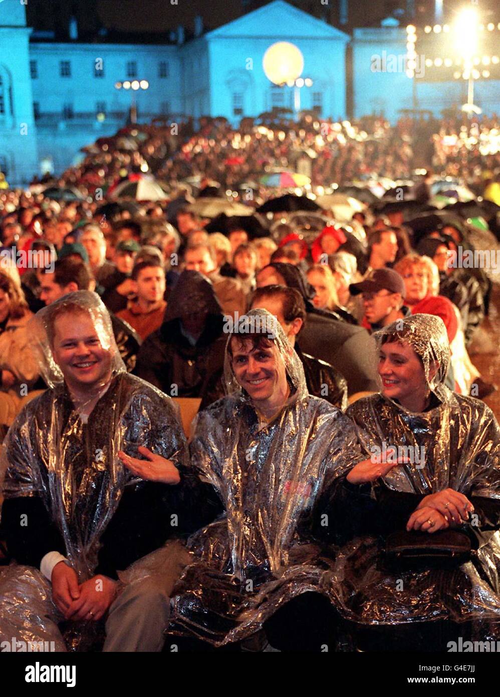Tubular Bells/fans in rain Stock Photo - Alamy