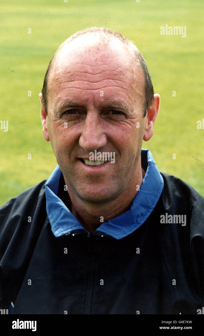 TERRY DOLAN, RESERVE TEAM COACH OF HUDDERSFIELD TOWN FOOTBALL CLUB ...