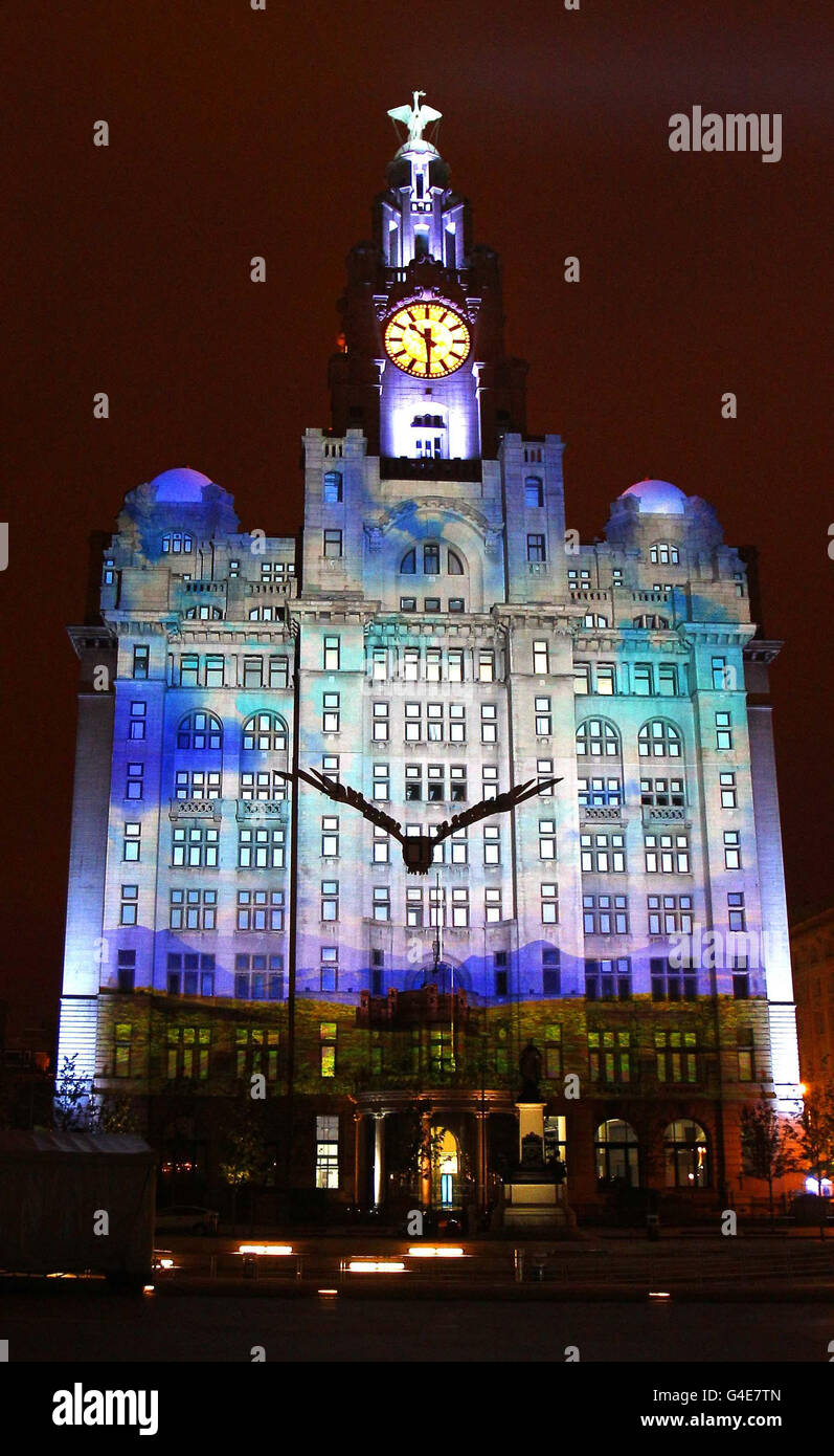 Liver building projections hi-res stock photography and images - Alamy