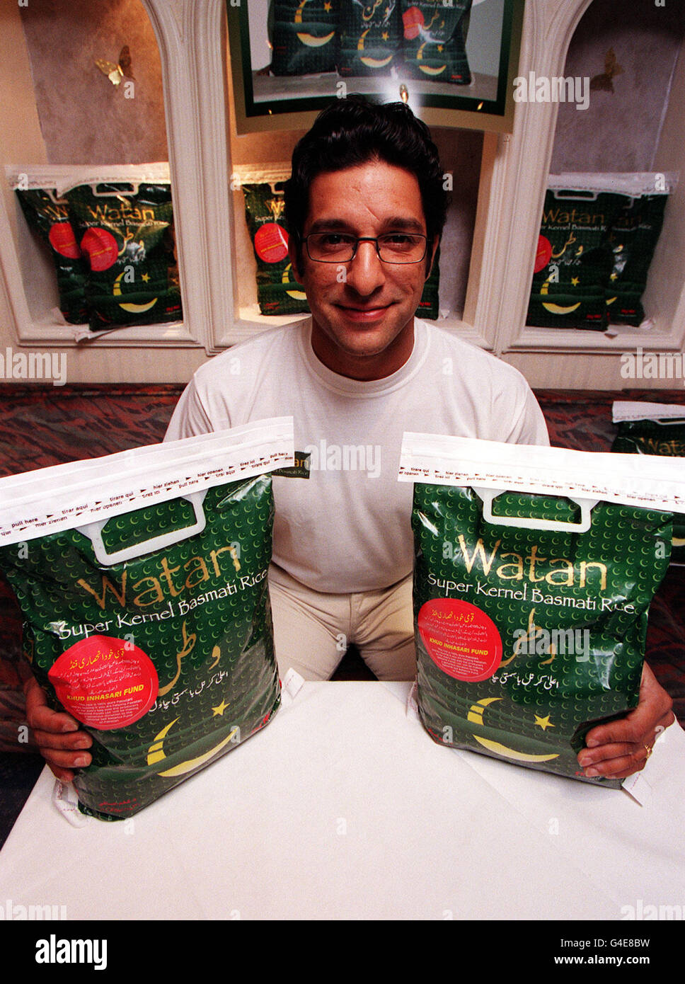 International cricketer Wasim Akram launches Watan Pakistani Super ...