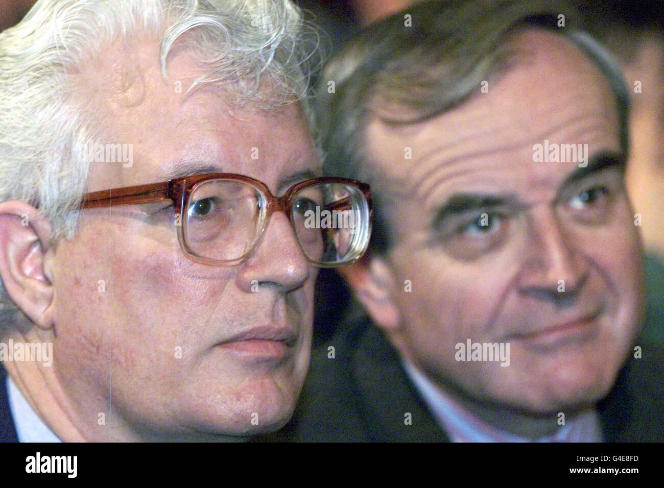 UNISON General Secretary Rodney Bickerstaffe (left) and Low Pay ...