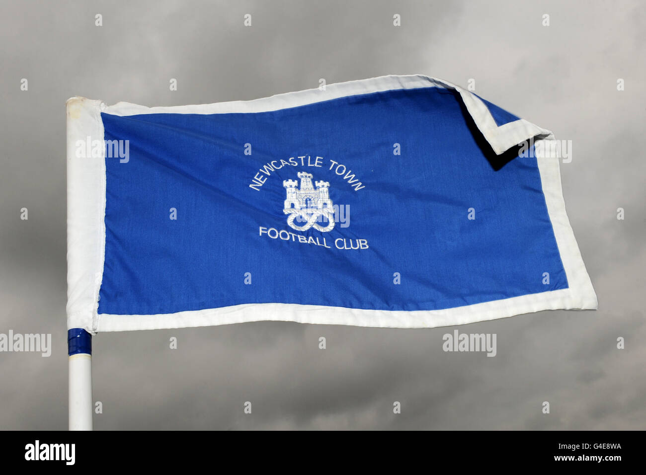 Football general view stadium corner flag hi-res stock photography and ...