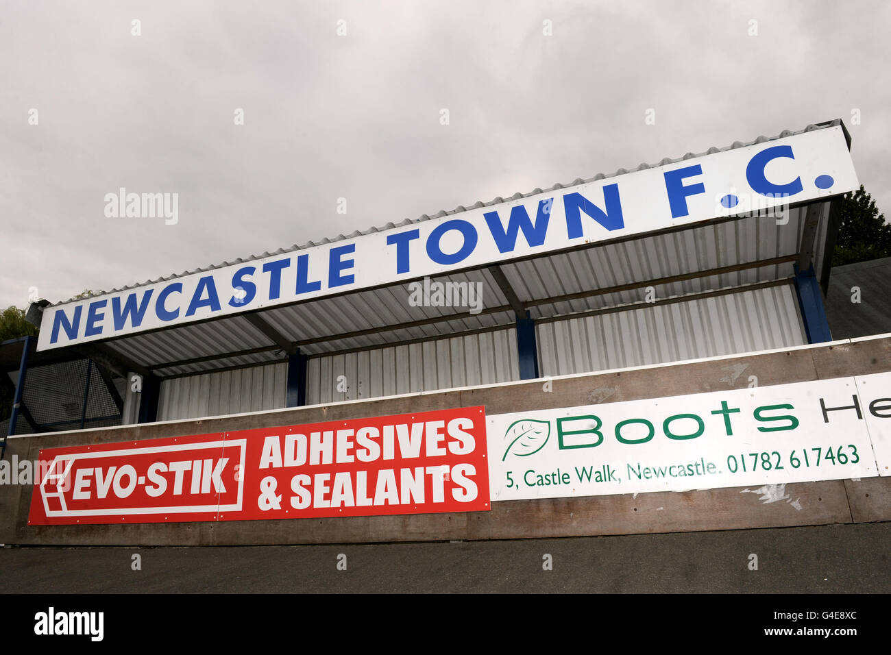 Soccer - Pre Season Friendly - Newcastle Town v Crewe Alexandra - Lyme ...