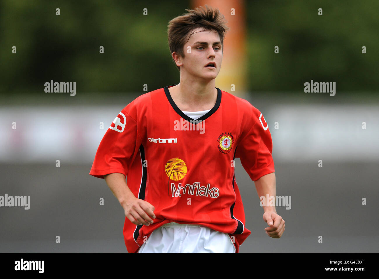 Soccer - Pre Season Friendly - Newcastle Town v Crewe Alexandra - Lyme ...
