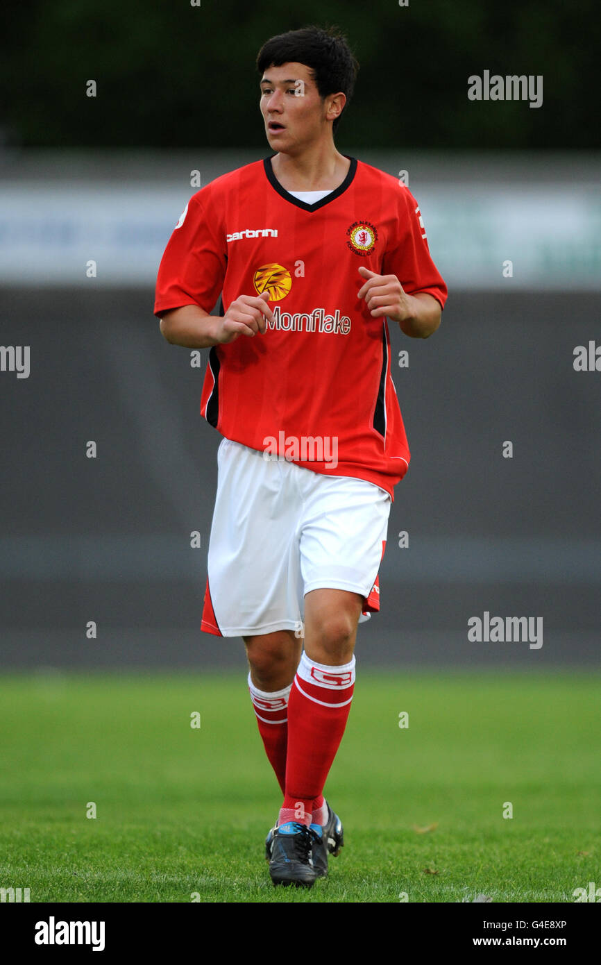 Soccer pre friendly newcastle town crewe alexandra lyme valley stadium ...