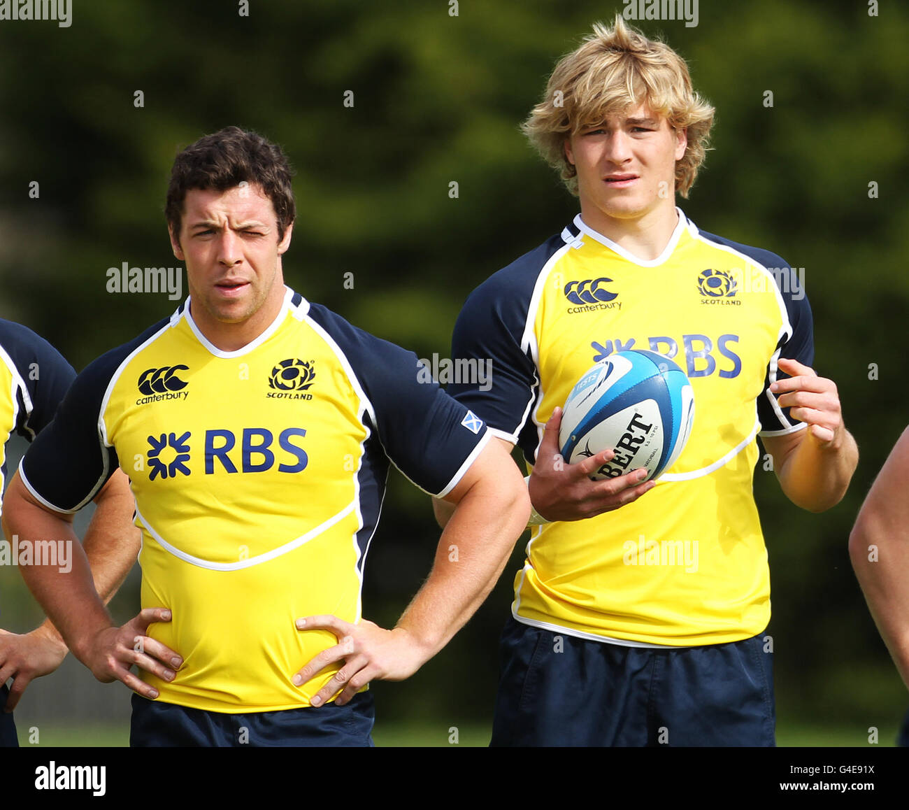 Scotlands alastair dickinson david during training session at ...