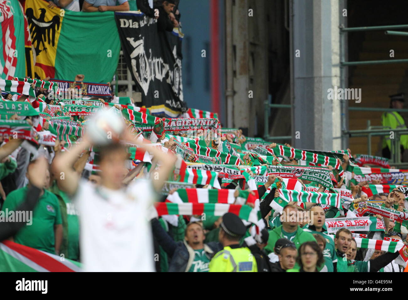 Slask wroclaw fans in the stands hi-res stock photography and images ...