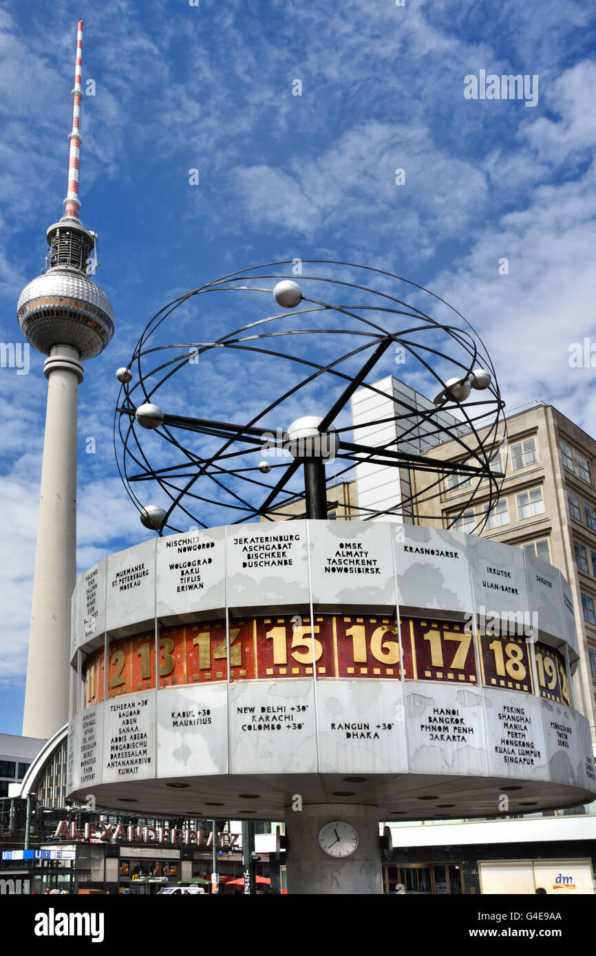 World clock - watch Alexanderplatz Alexander Square Berlin Germany ...