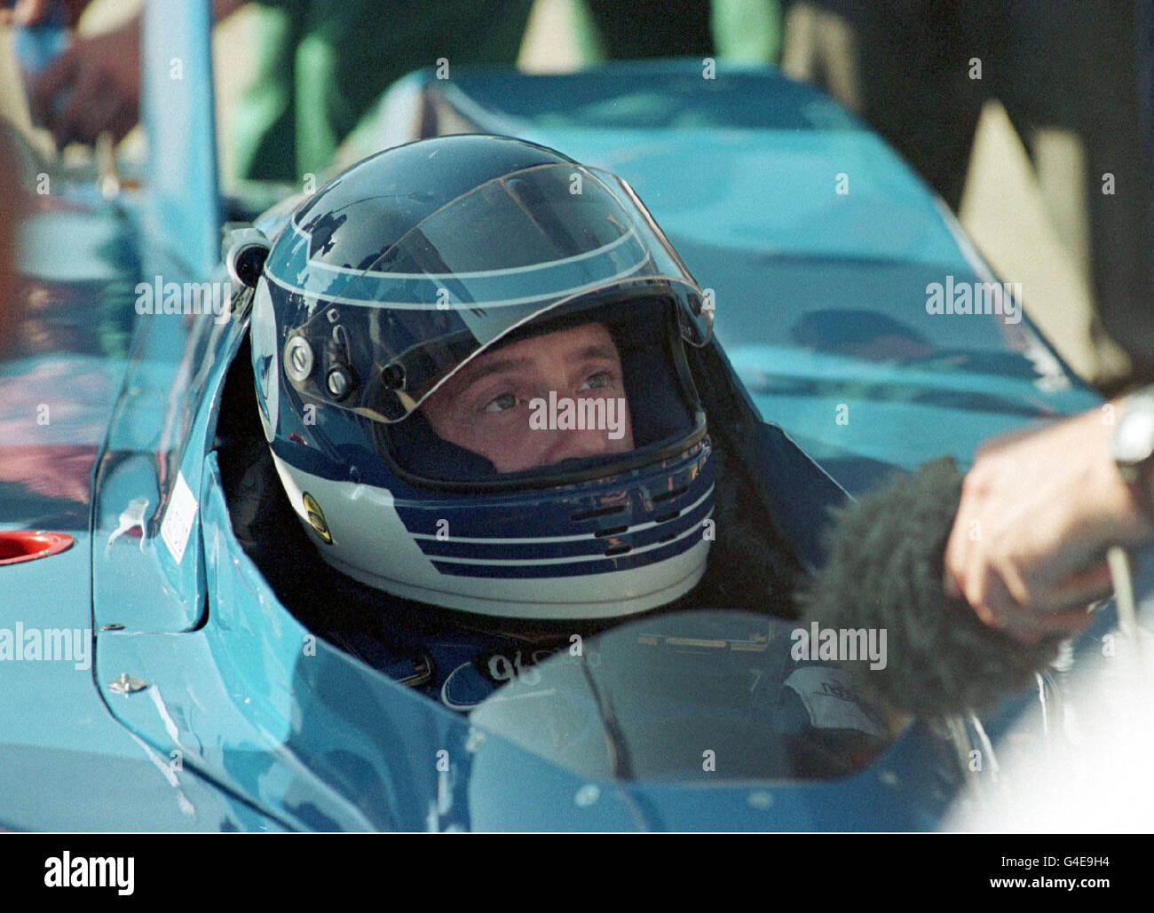 Don Wales, grandson of Sir Malcolm Campbell, takes his Bluebird ...