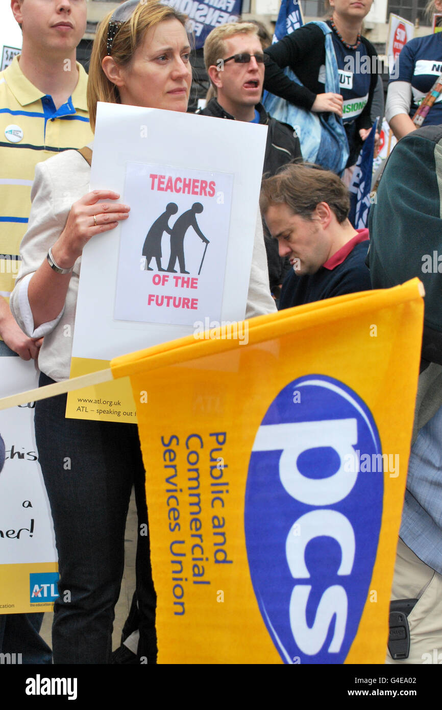 Public sector worker strike Stock Photo - Alamy