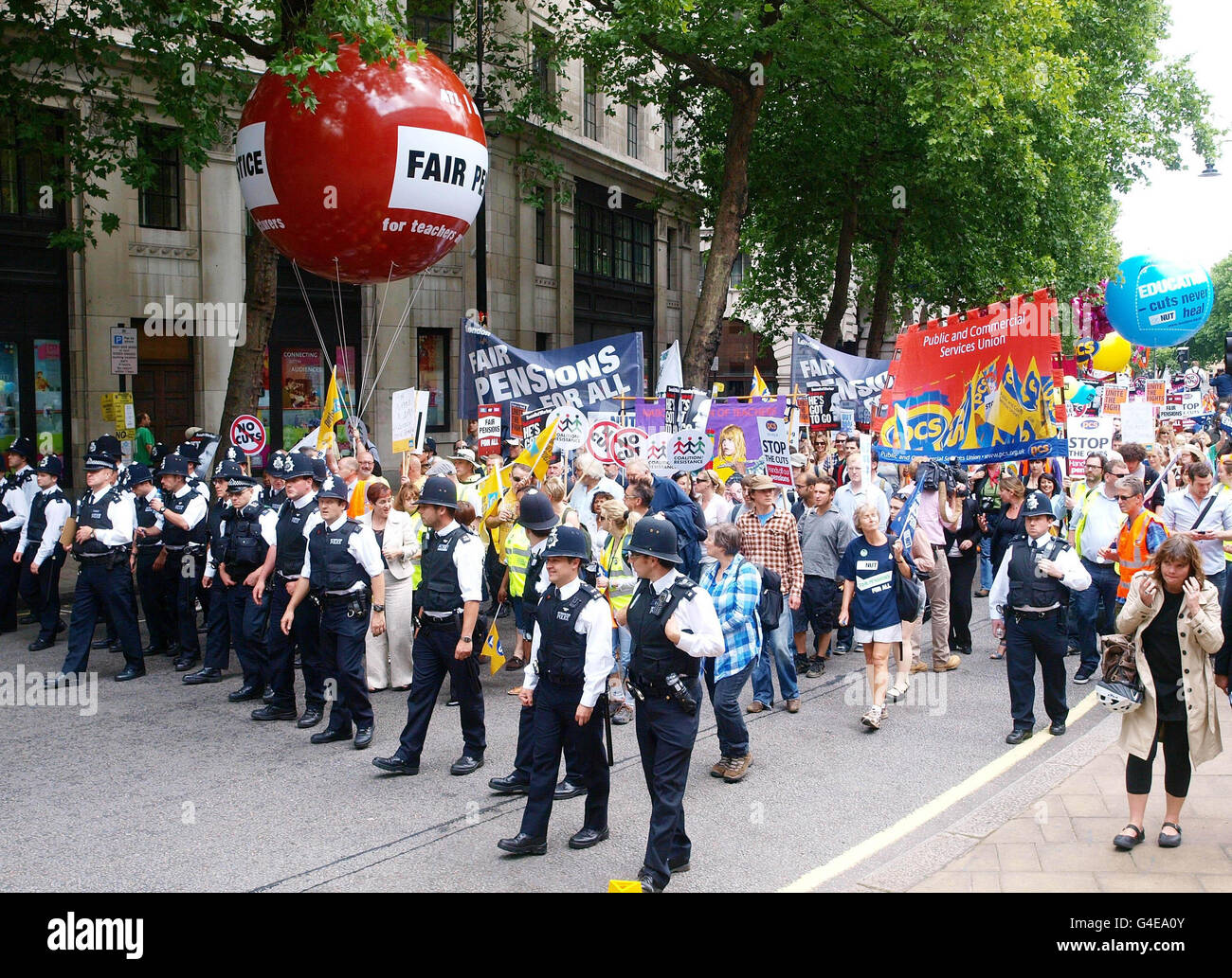 Public sector worker strike Stock Photo - Alamy