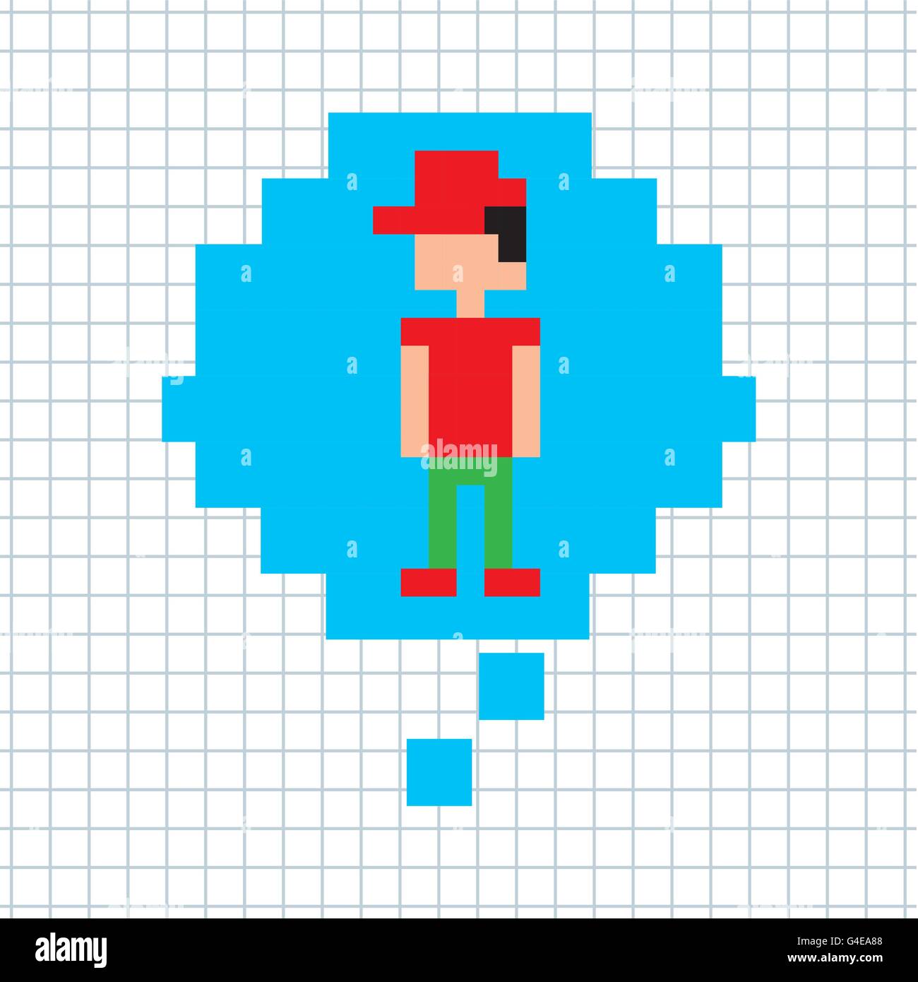 social media pixel design Stock Vector Image & Art - Alamy