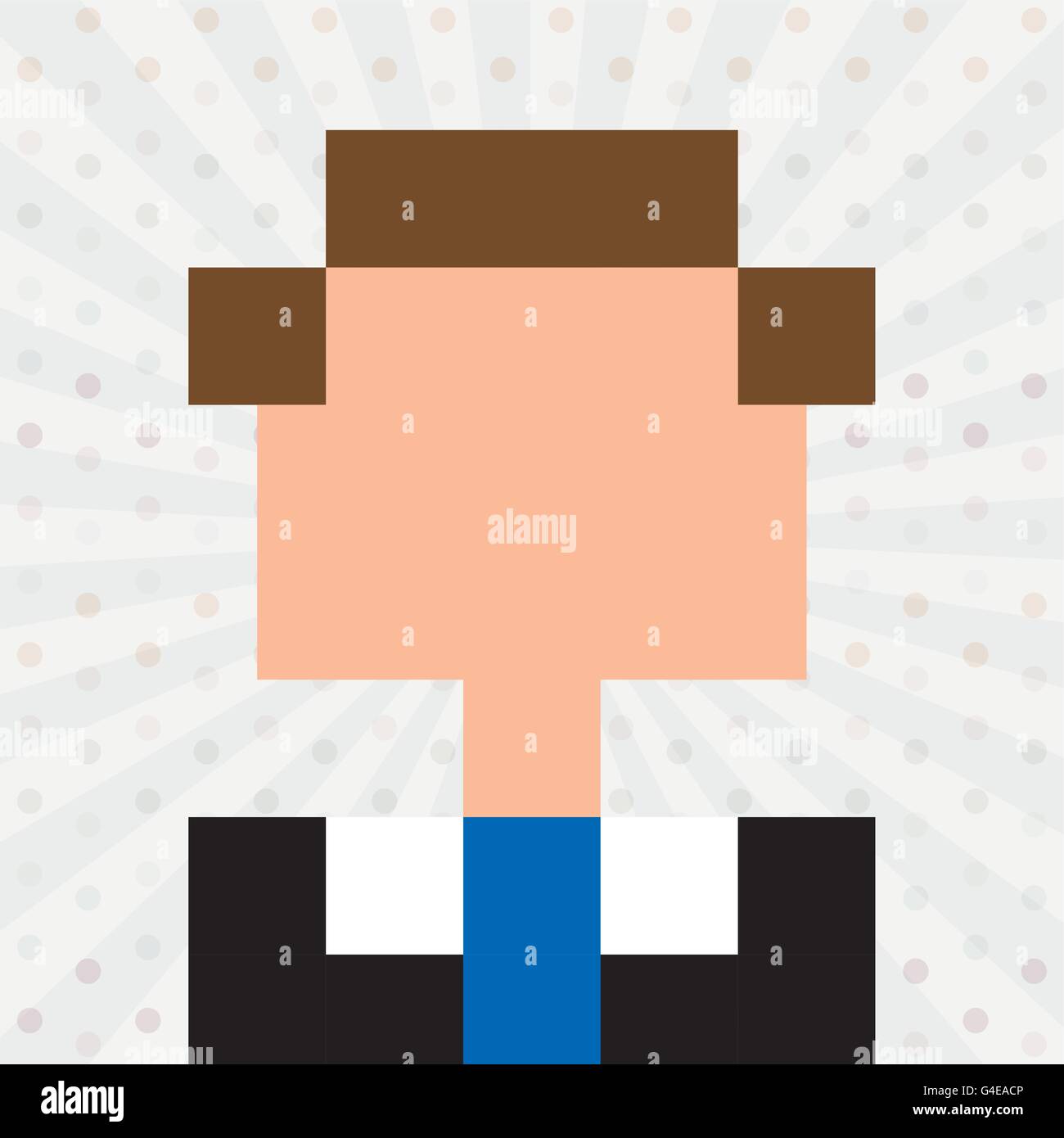 avatar person pixel design Stock Vector Image & Art - Alamy