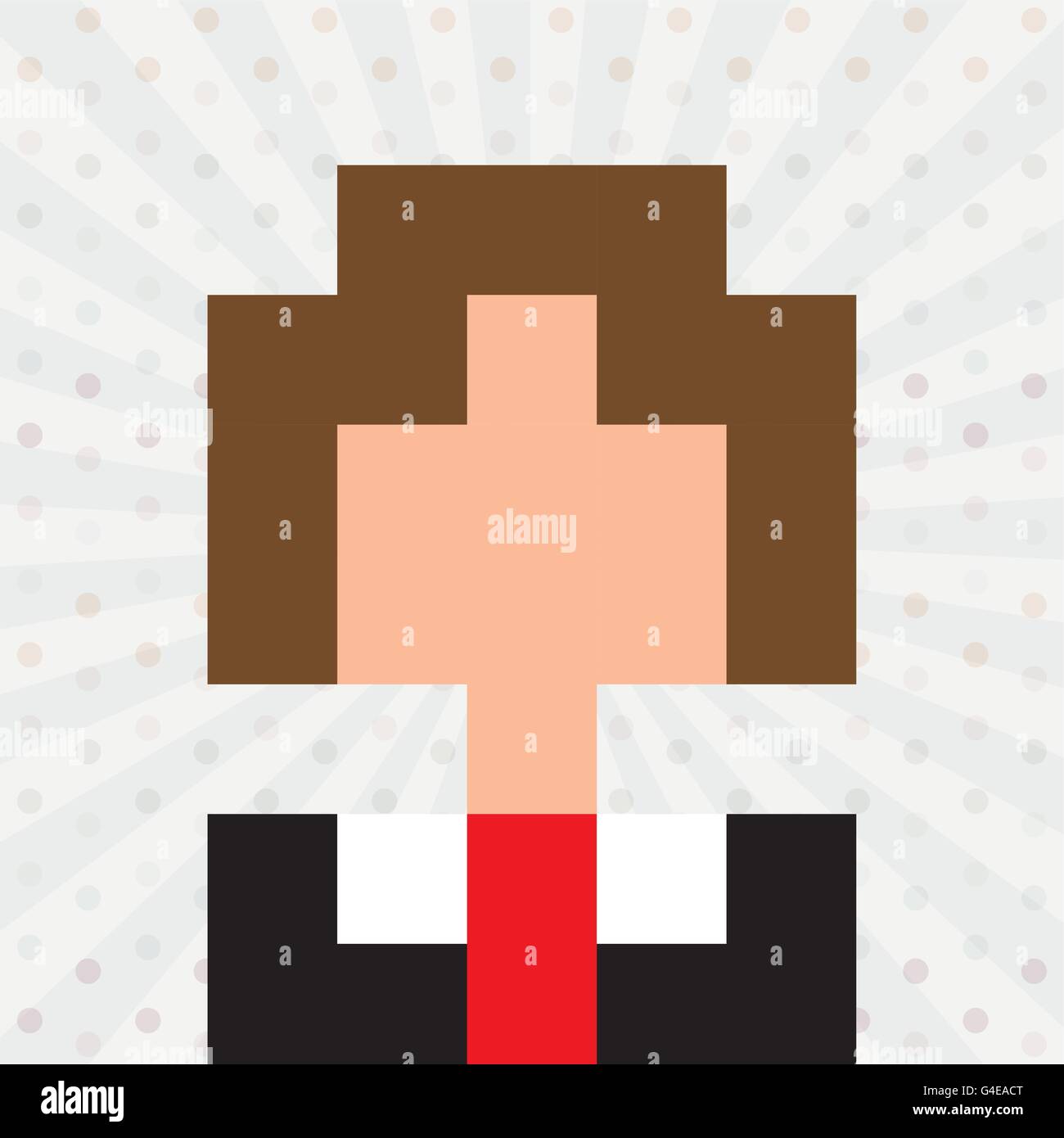 avatar person pixel design Stock Vector Image & Art - Alamy