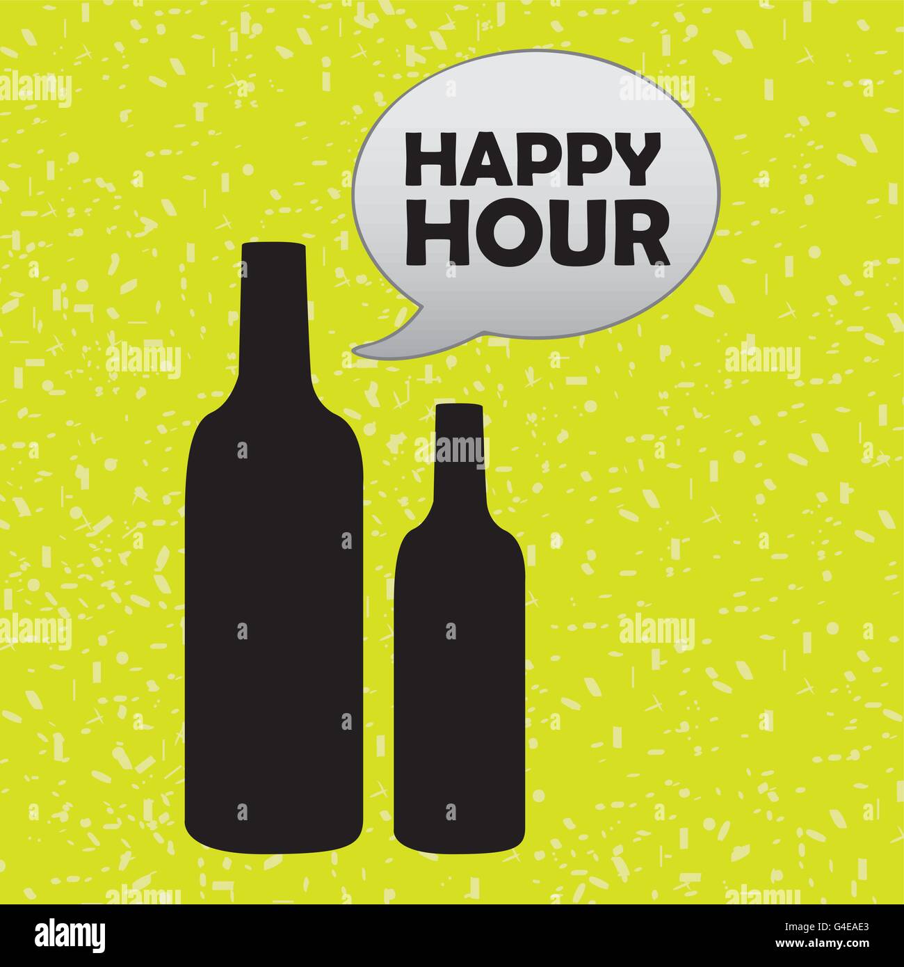 happy hour design Stock Vector Image & Art - Alamy