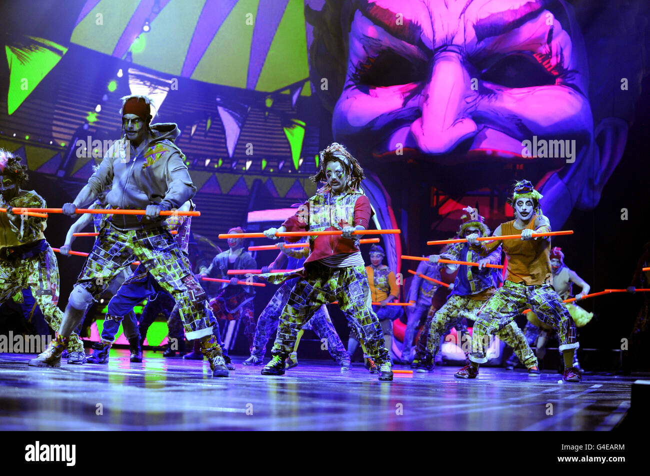 Batman Live Dress Rehearsals - Nottingham Stock Photo - Alamy