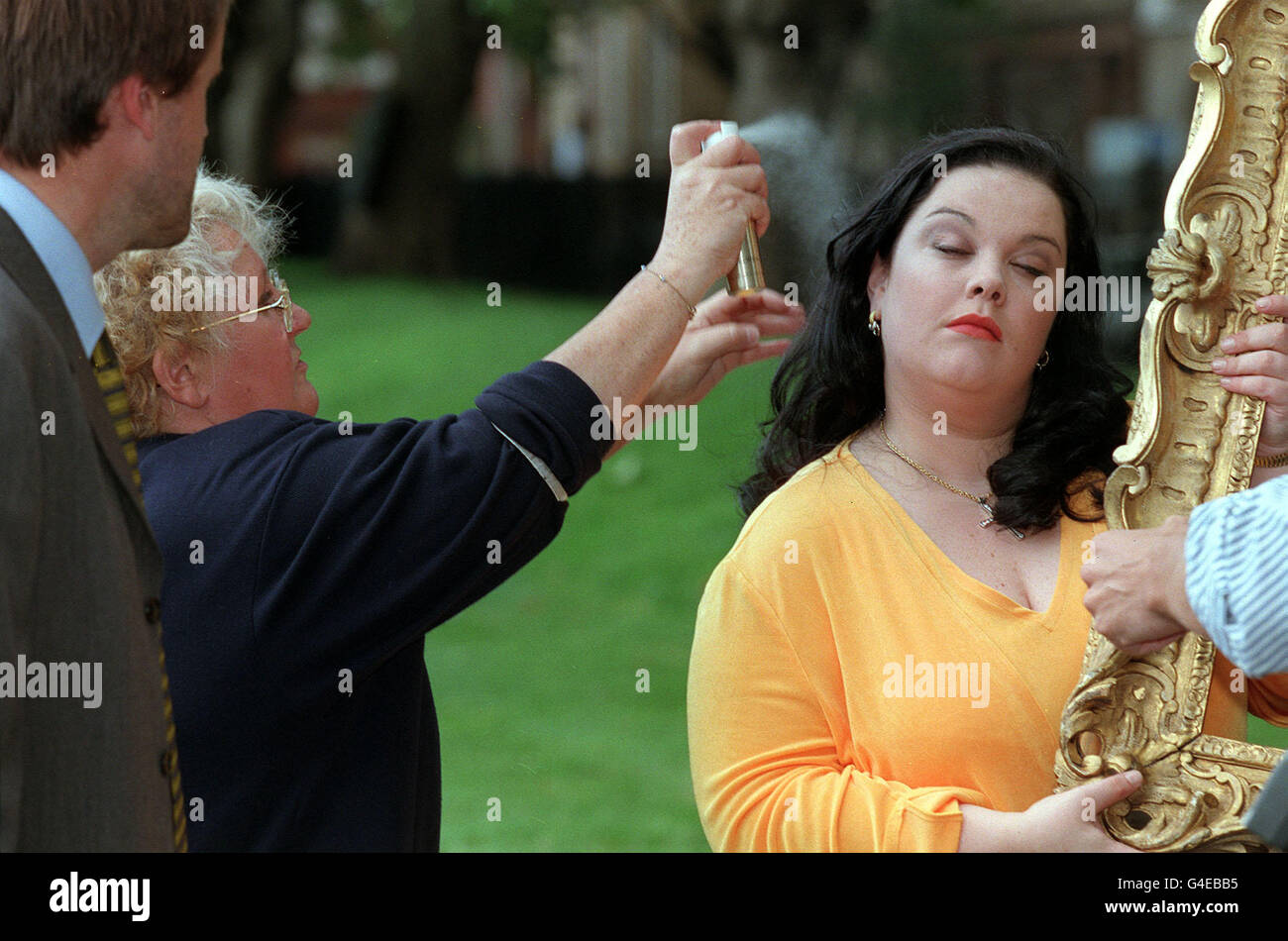 Tv presenter actress lisa riley hi-res stock photography and images - Alamy