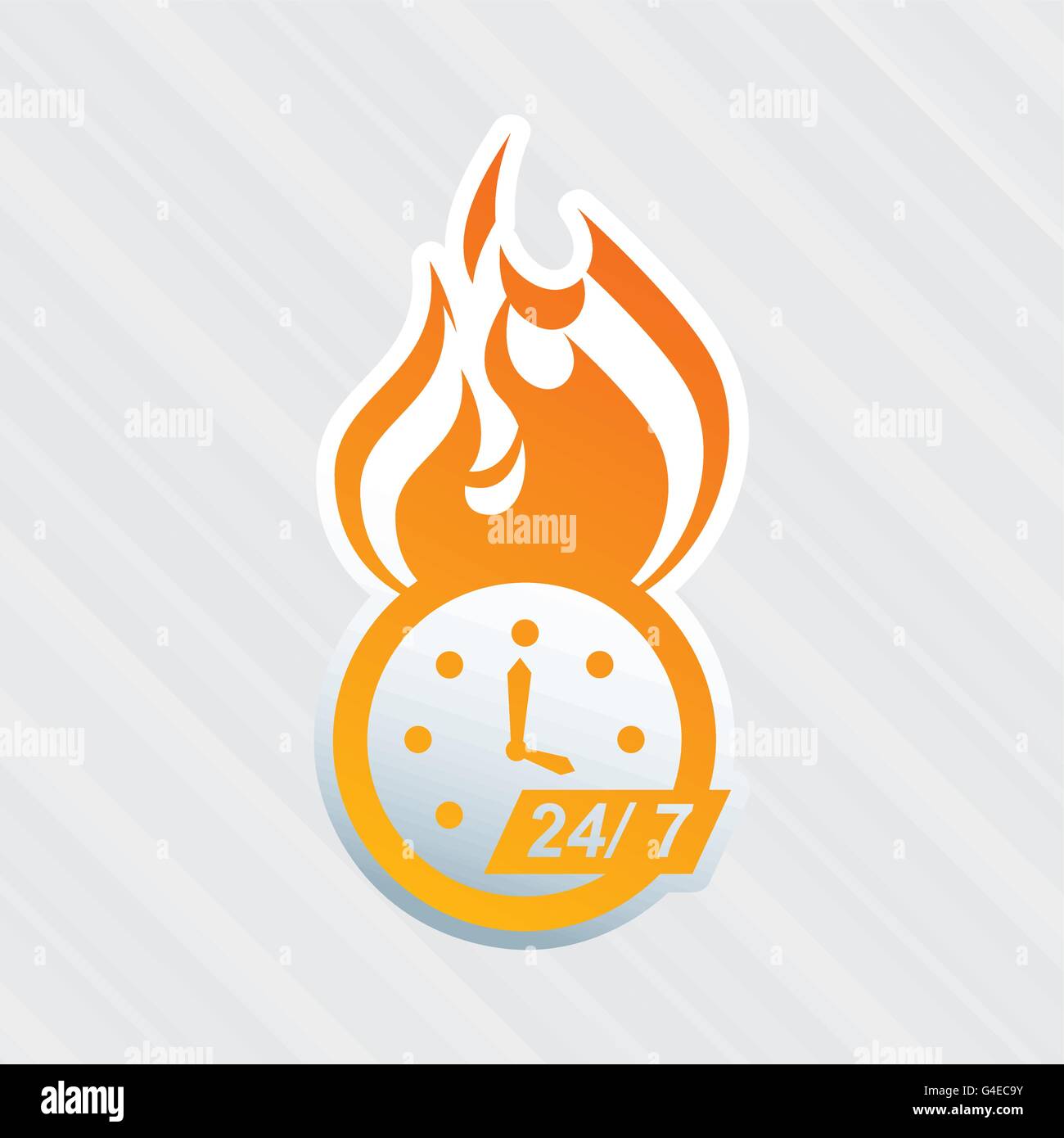 full time service design Stock Vector Image & Art - Alamy