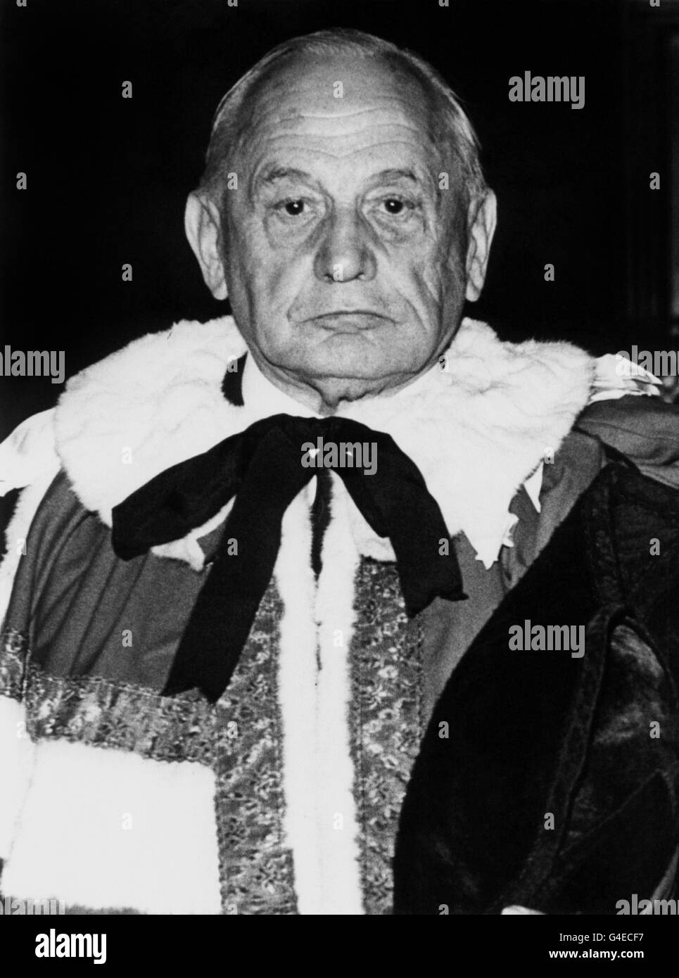 Courts - Lord Chief Justice Rayner Goddard Stock Photo - Alamy