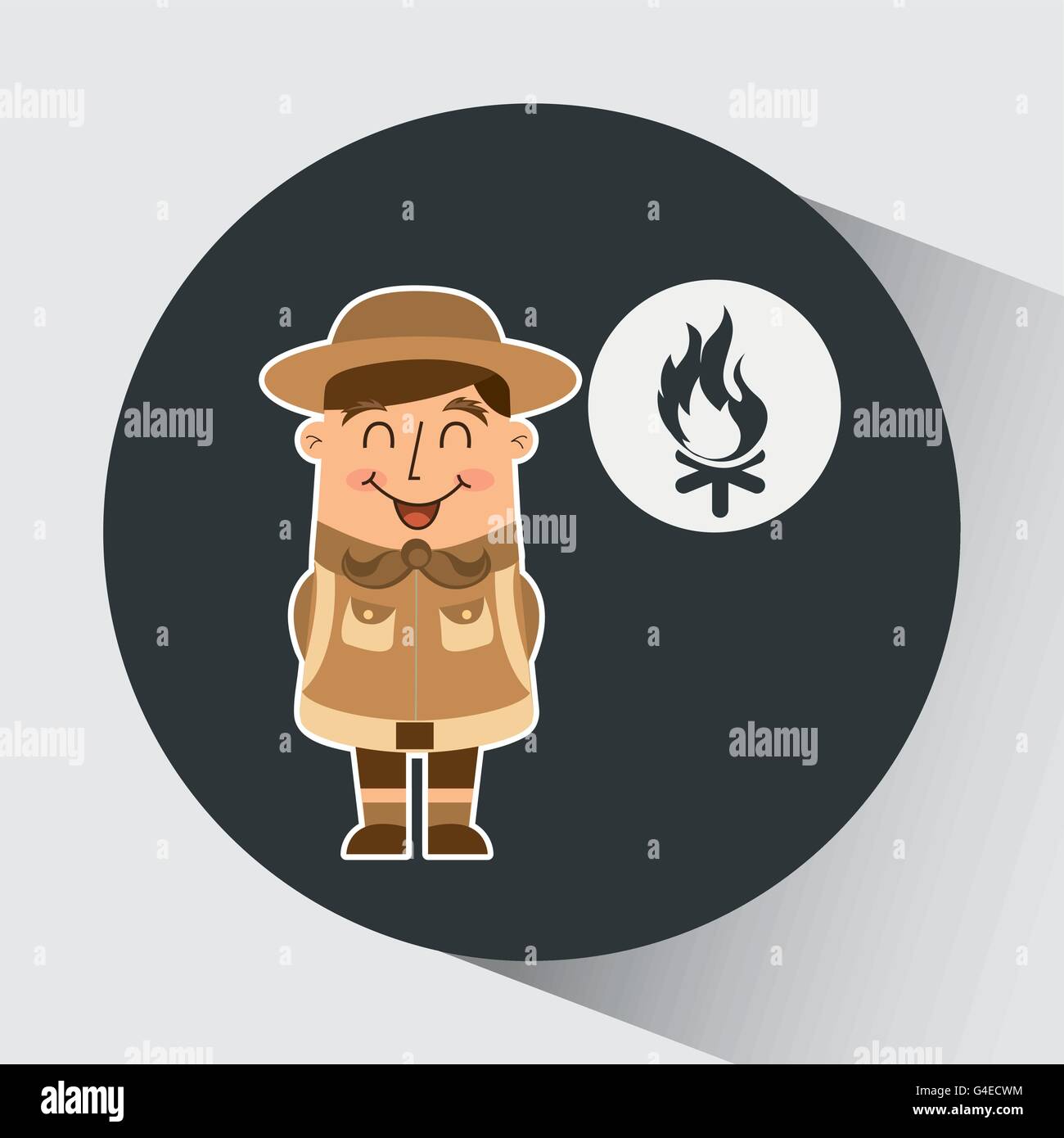 summer camp design Stock Vector Image & Art - Alamy