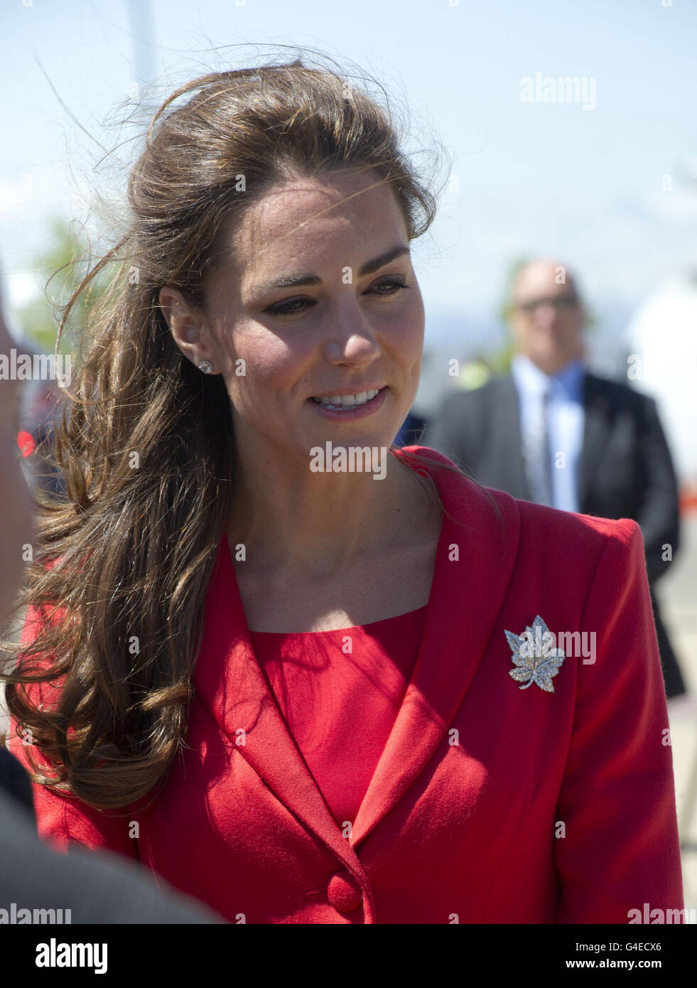 The Duchess of Cambridge during a visit to Rotary Challenger Park ...