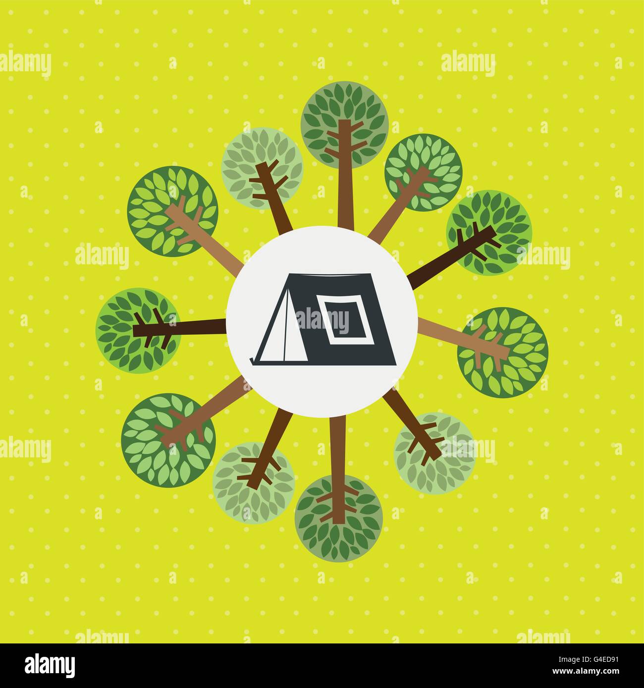 summer camp design Stock Vector Image & Art - Alamy