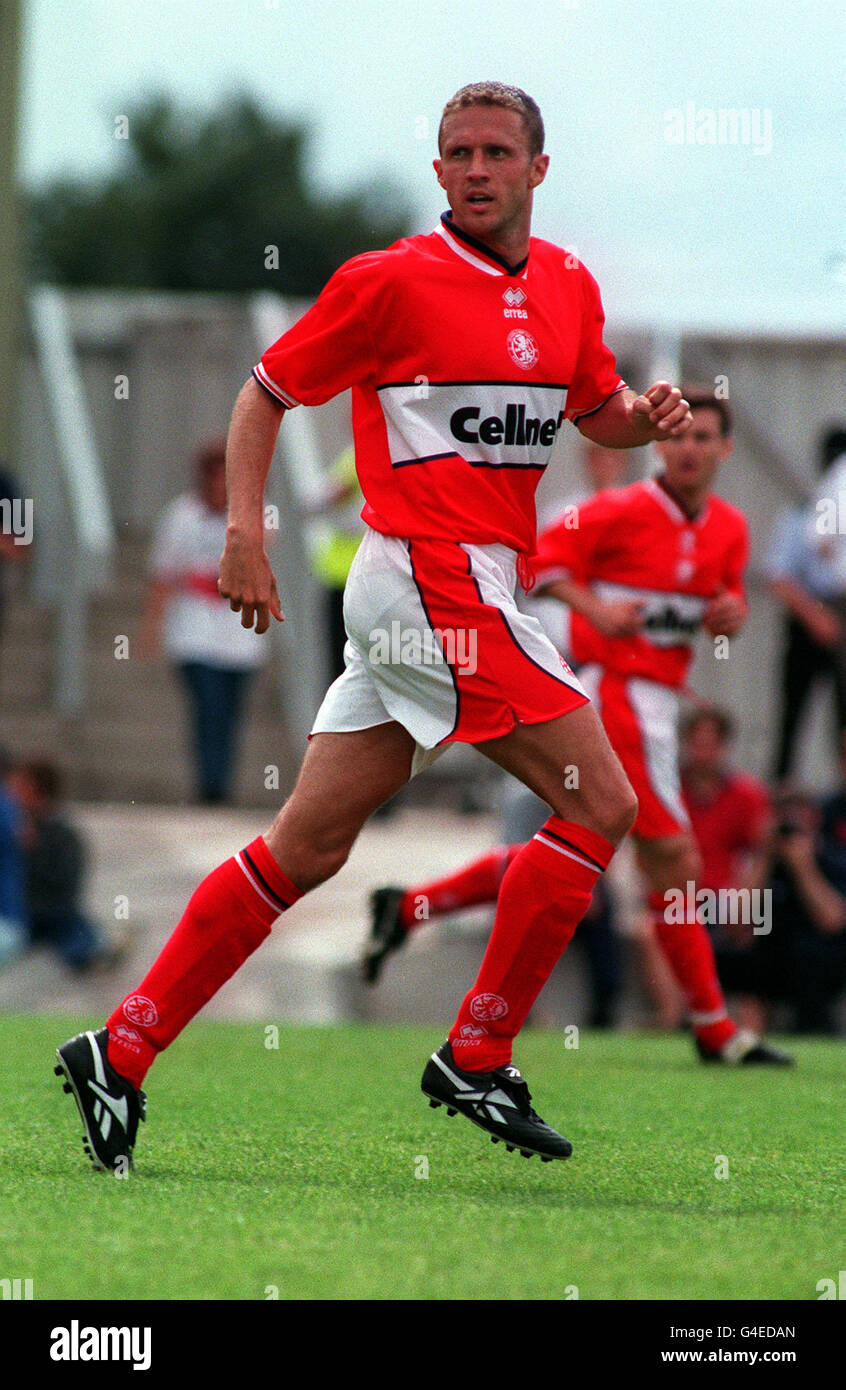 STEVE VICKERS OF Middlesbrough FOOTBALL CLUB Stock Photo - Alamy