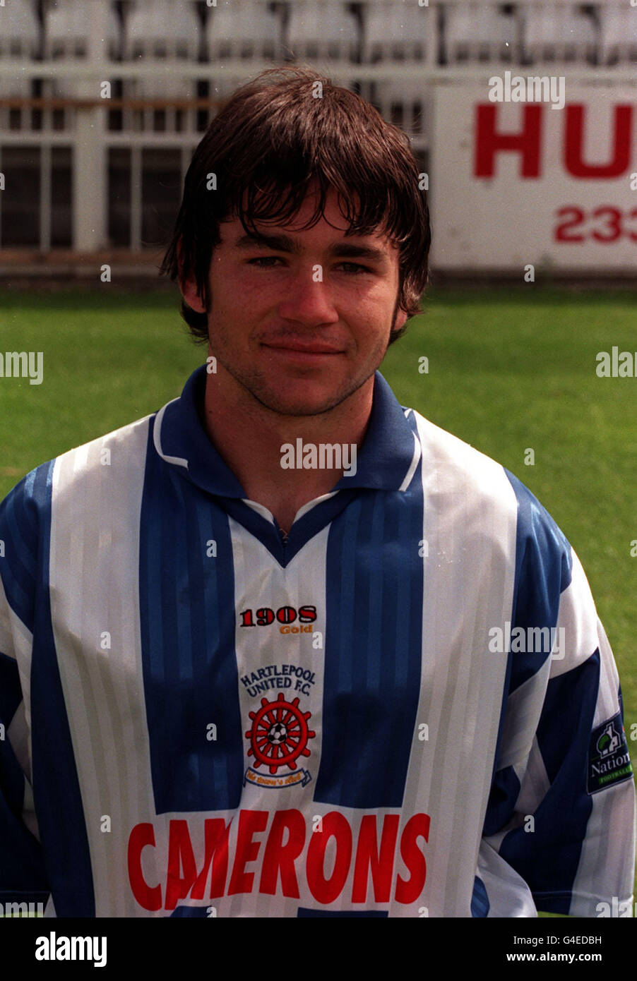 Stuart irvine of hartlepool united football club hi-res stock ...