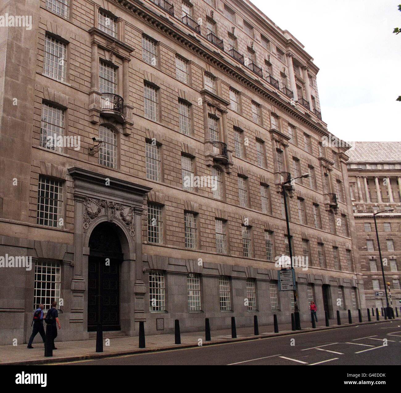 A close up showing part of the MI5 building. Former MI5 agent David ...