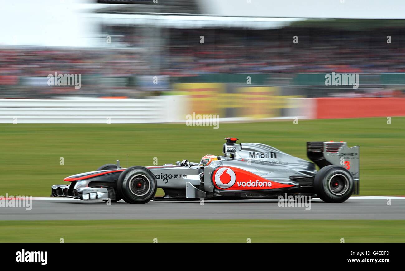 McLaren Mercedes' Lewis Hamilton during Qualifying for the Santander ...