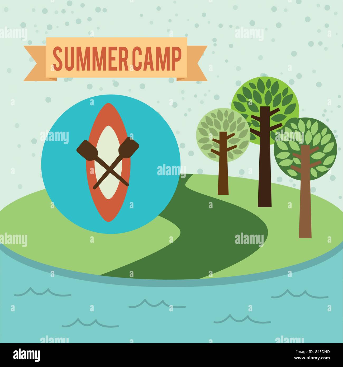 summer camp design Stock Vector Image & Art - Alamy