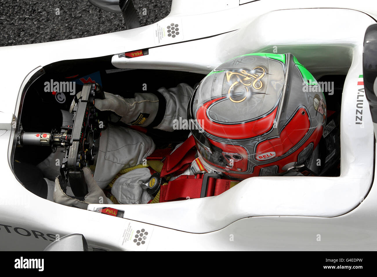 HRT Cosworth-Team's Vitantonio Liuzzi during practice of the Santander ...