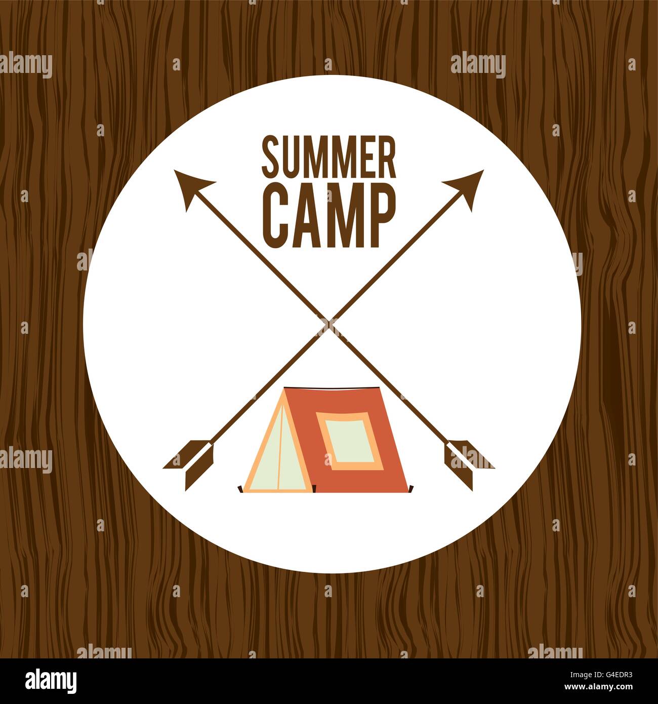 summer camp design Stock Vector Image & Art - Alamy