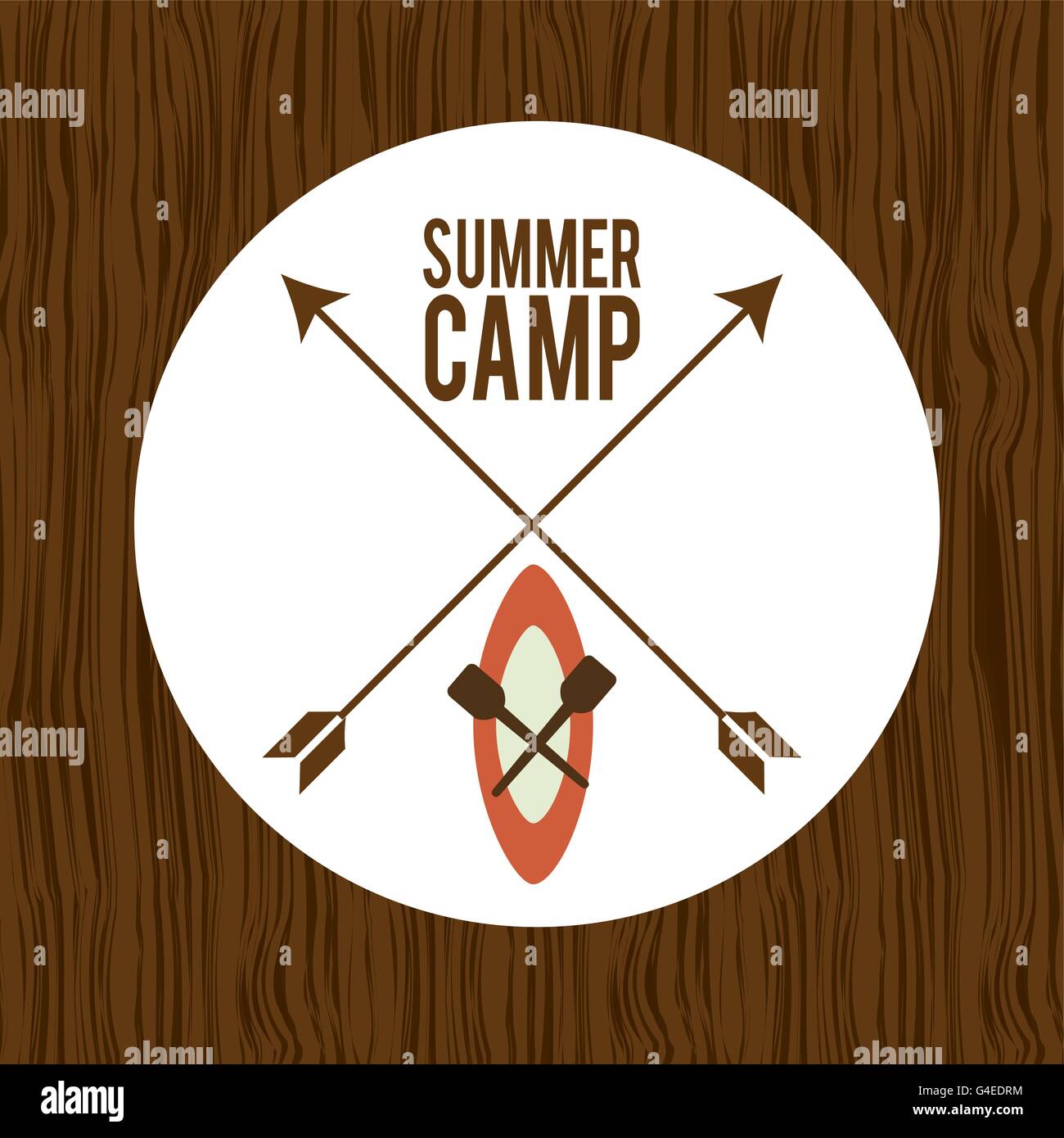 summer camp design Stock Vector Image & Art - Alamy