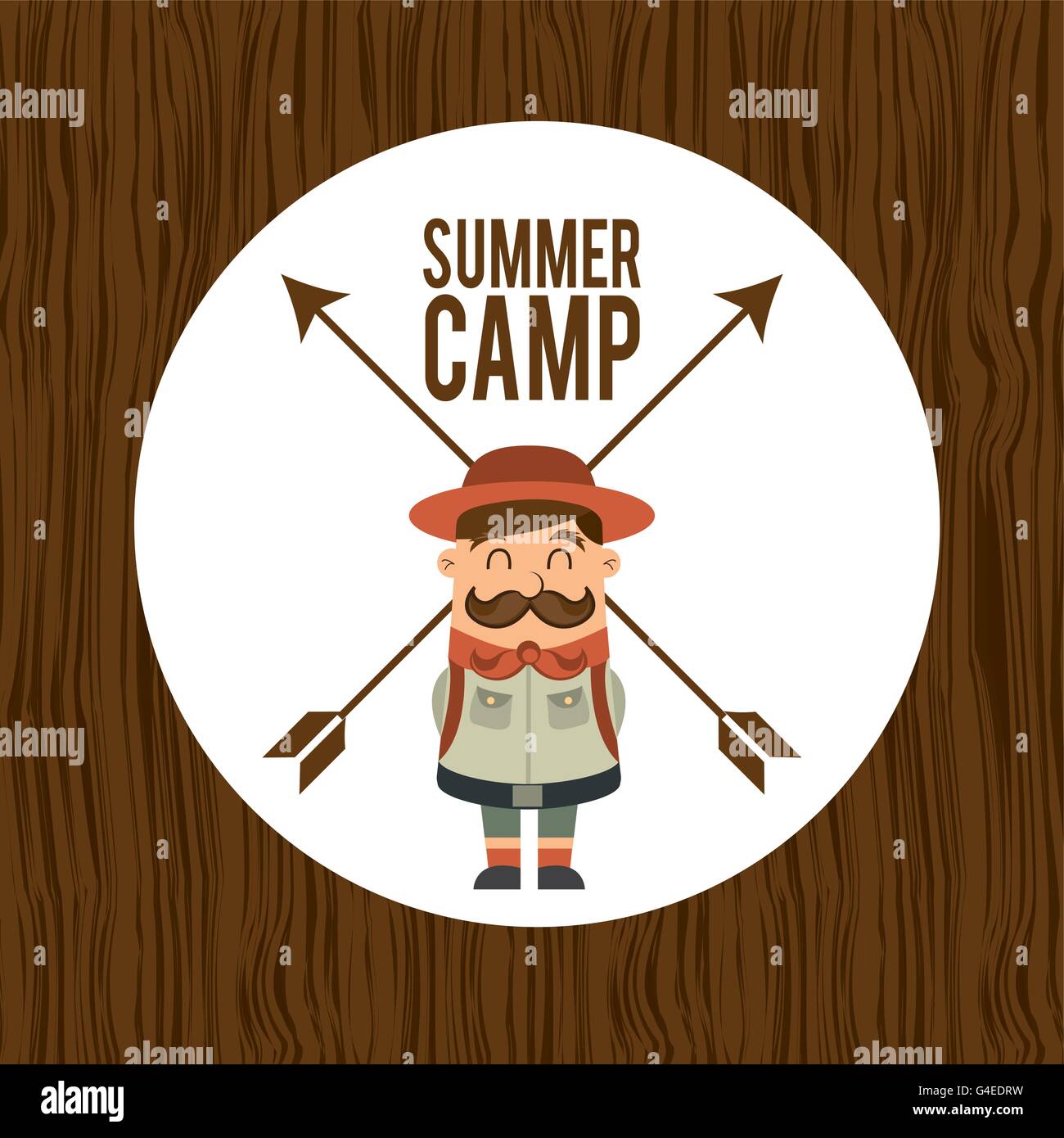 summer camp design Stock Vector Image & Art - Alamy