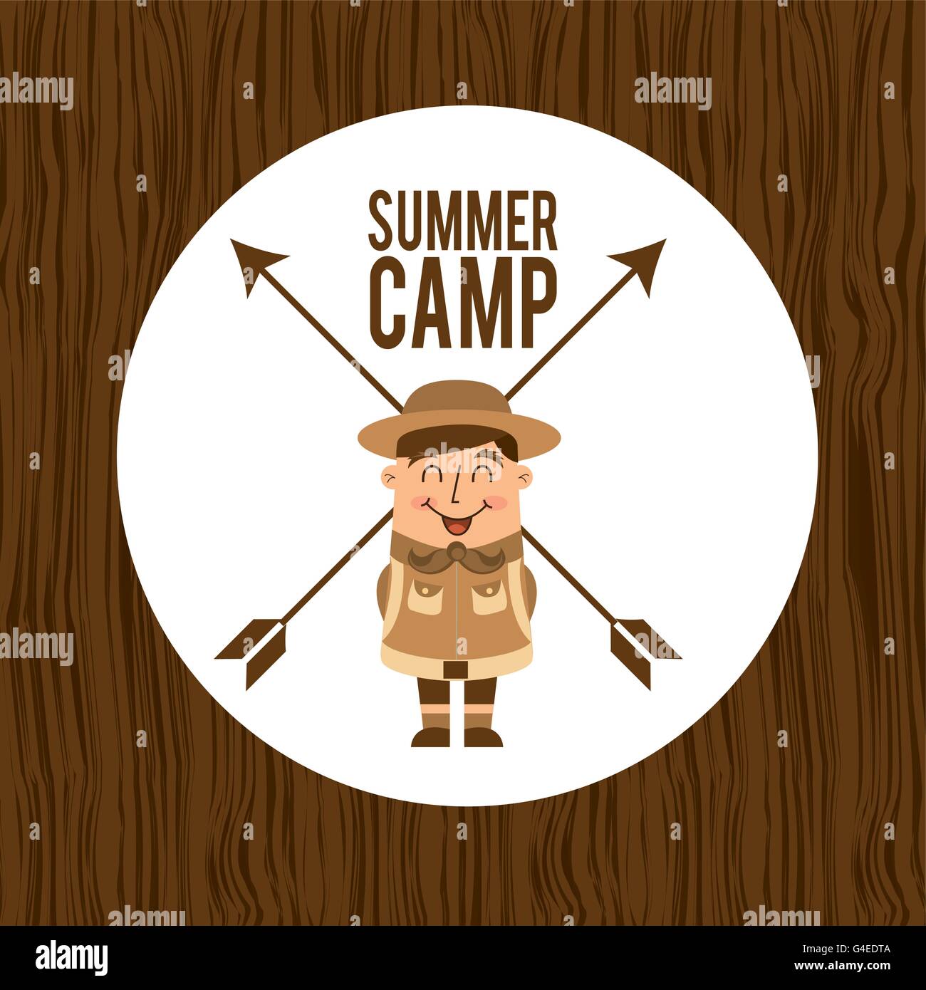 summer camp design Stock Vector Image & Art - Alamy