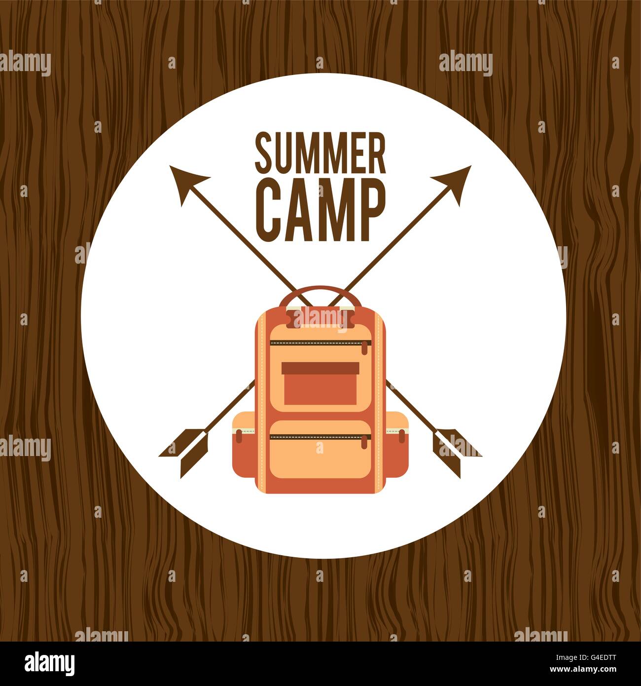 summer camp design Stock Vector Image & Art - Alamy