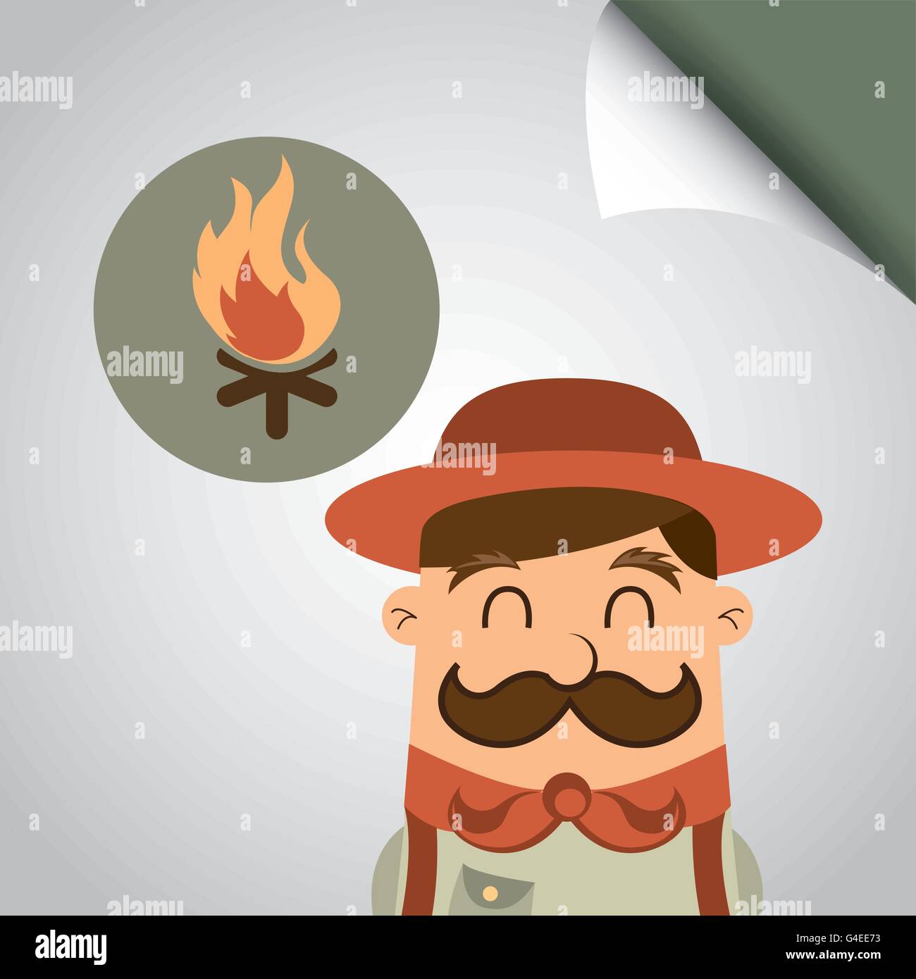 summer camp design Stock Vector Image & Art - Alamy
